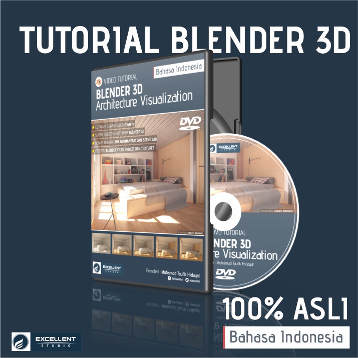 Jual Blender 3D Architecture Visualization - Video Tutorial Blender ...