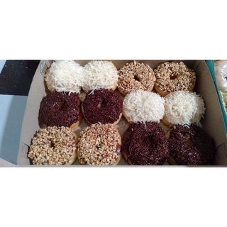 Jual Donat klasik 3 rasa isi 12 / Donat jadul/ Donat Keju,Coklat Meses ...