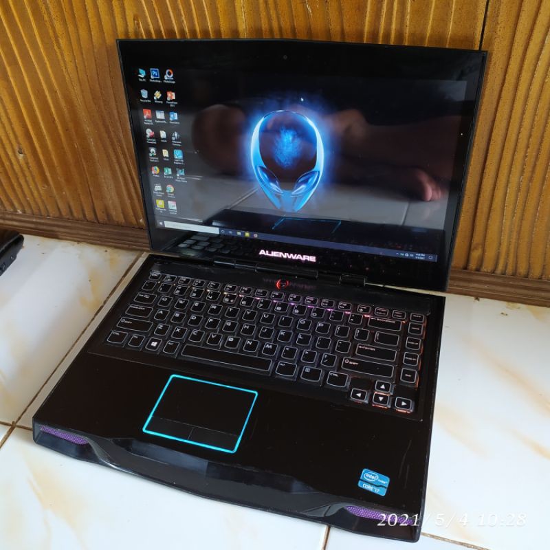 Jual laptop gaming alienware core i7 ram12gb ssd dual vga nvidia ...