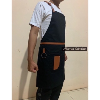 Jual Apron Barista 1 pasang apron setengah badan Celemek Masak apron ...