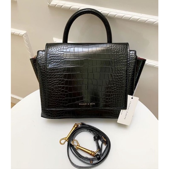 Jual TAS CNK CROC EFFECT TOP HANDLE BAG PREMIUM | Shopee Indonesia