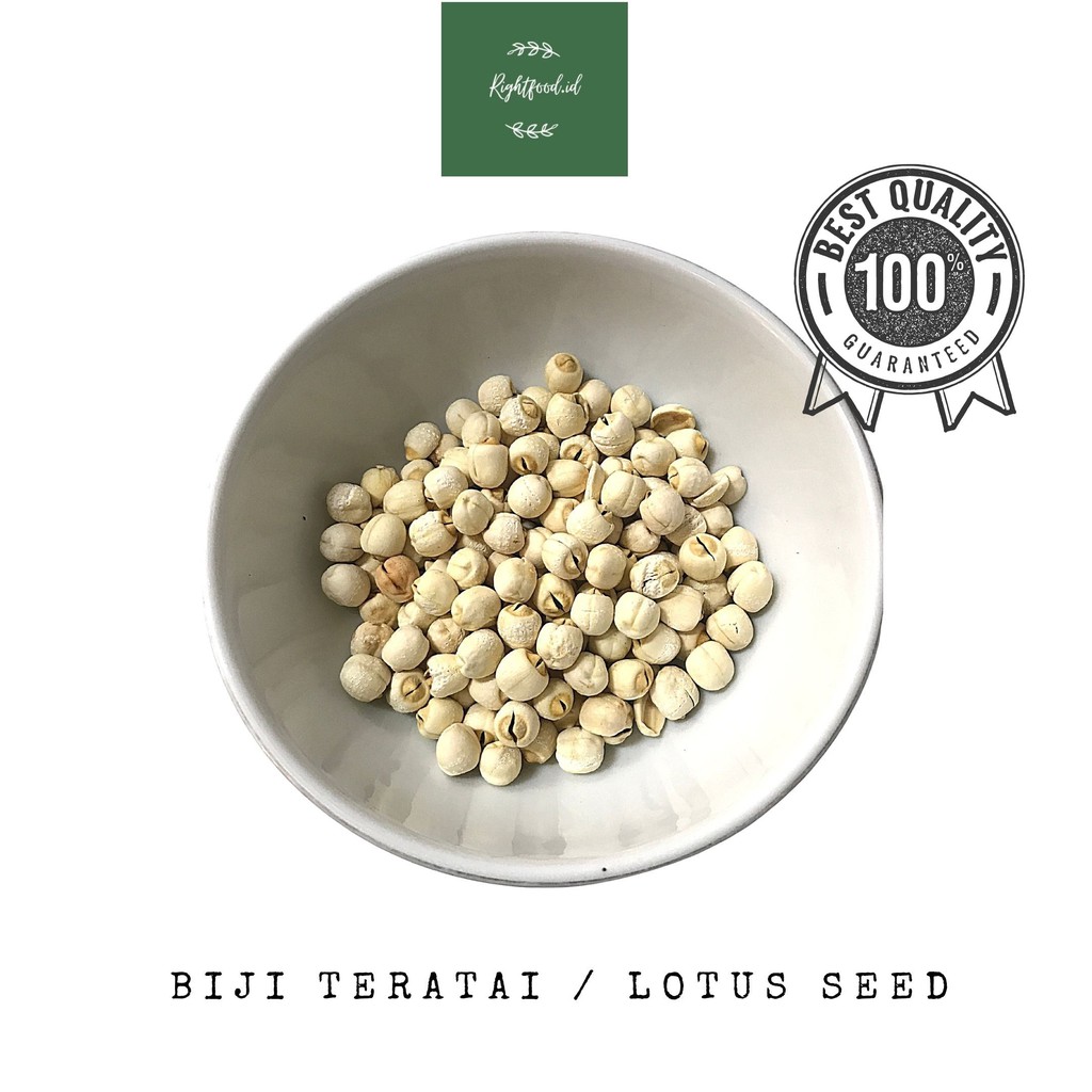 Jual Biji teratai/ lotus seed 50 gram (bahan peach gum dessert/ minuman ...