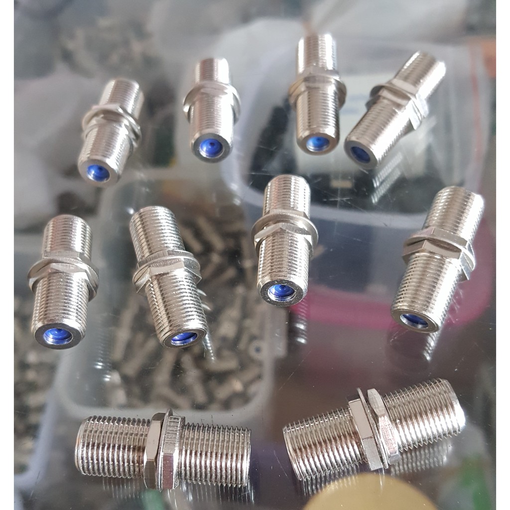 Jual Female to Female F-Connector ( I -Connector ) | Shopee Indonesia