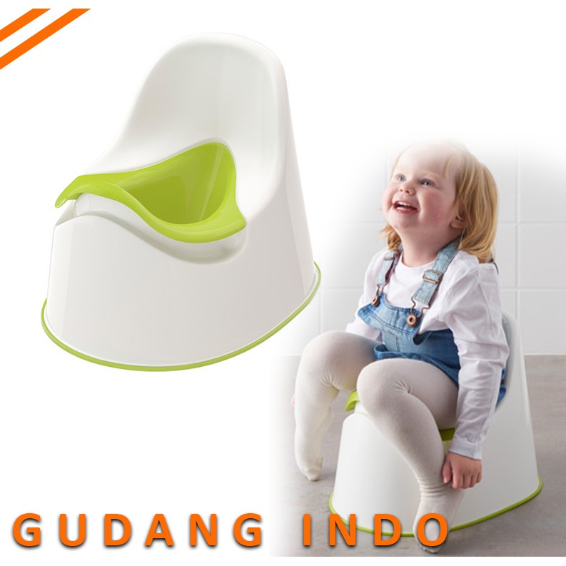 Jual LOCKIG toilet anak putih hijau PISPOT ANAK 2 LAYER | Shopee Indonesia