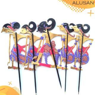 Jual Wayang kulit Pandawa Lima mini alusan [Puntadewa, Janaka ...