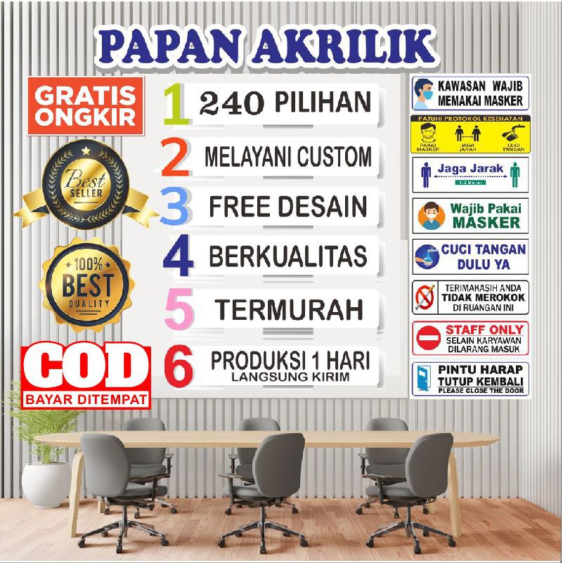 Jual 240 PILIHAN, PAPAN AKRILIK dan STIKER, PAPAN NAMA, AKRILIK CUSTOM ... Jual 240 PILIHAN, PAPAN AKRILIK dan STIKER, PAPAN NAMA, AKRILIK CUSTOM ...
