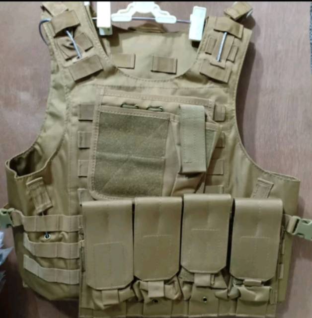 Jual Rompi Tactical Coklat Rompi FSBE | Shopee Indonesia