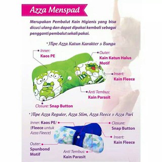 Menspad popok softex Pembalut Kain cuci ulang malam night melahirkan ...
