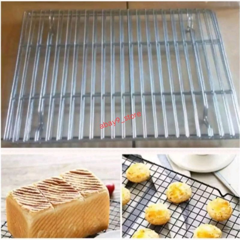 Jual Cooling Rak kue Ukuran 40 x 30 Rak Tempat Peniris Makanan/ Rack ...