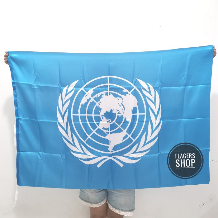 Jual Bendera PBB/United Nations 90x135 Cm | Shopee Indonesia