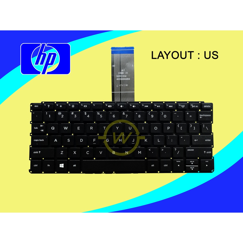 Jual Keyboard Laptop HP Pavilion 10 Series Kabel Panjang Hitam | Shopee ...