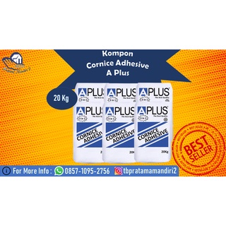 Jual Kompon Gypsum Aplus 1 sak 20 KG / Compound Gypsum Aplus / Cornice ...
