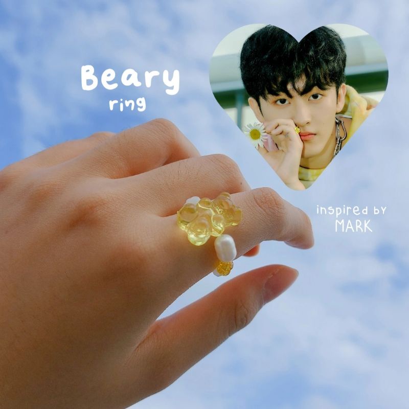 Jual Beary Ring inspired by Mark Nct Dream Hello Future / Cincin Mark / Mark Lee Ring | Shopee ...