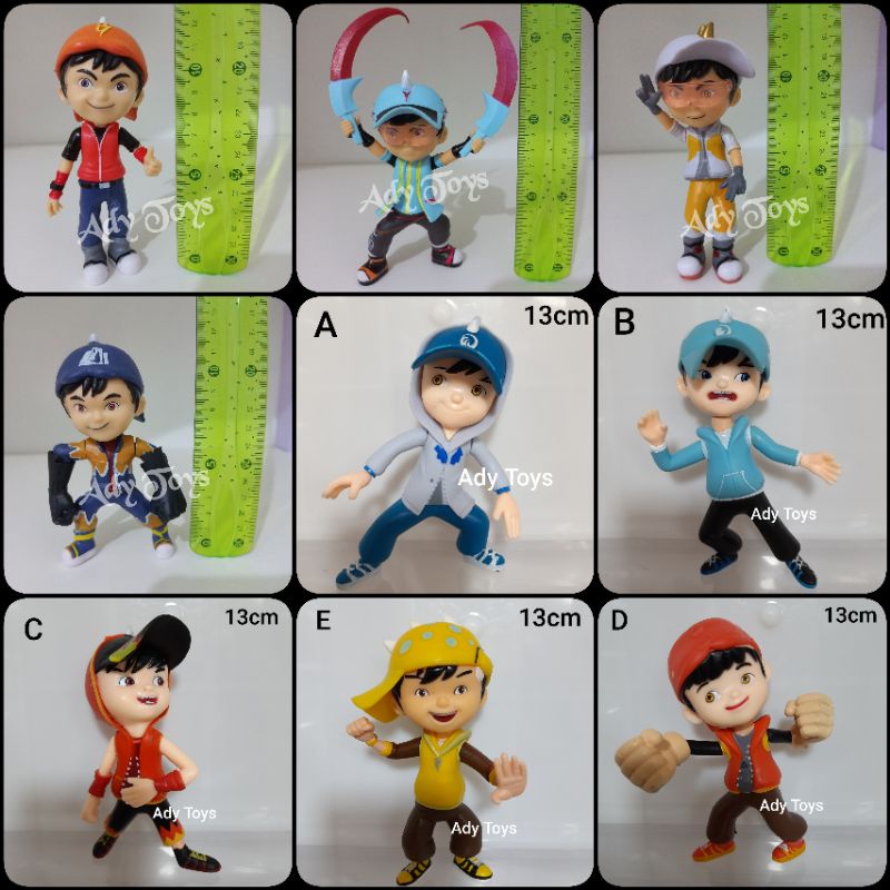 Boboiboy Boboy Boboi Action Figure 13cm Satuan / Mainan / Hiasan ...
