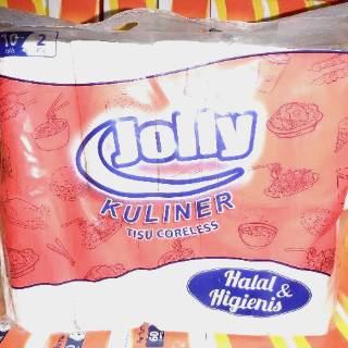 Jual Jolly Kuliner Coreless Dot Dot Tissue Embossed isi 10 Roll ...