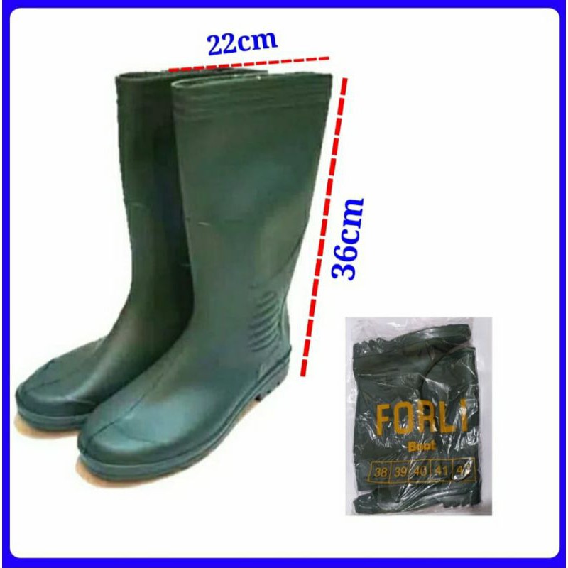 SEPATU BOLT FORLY / SEPATU BOT KARET TINGGI/ SEPATU BOT PROYEK / SEPATU ...