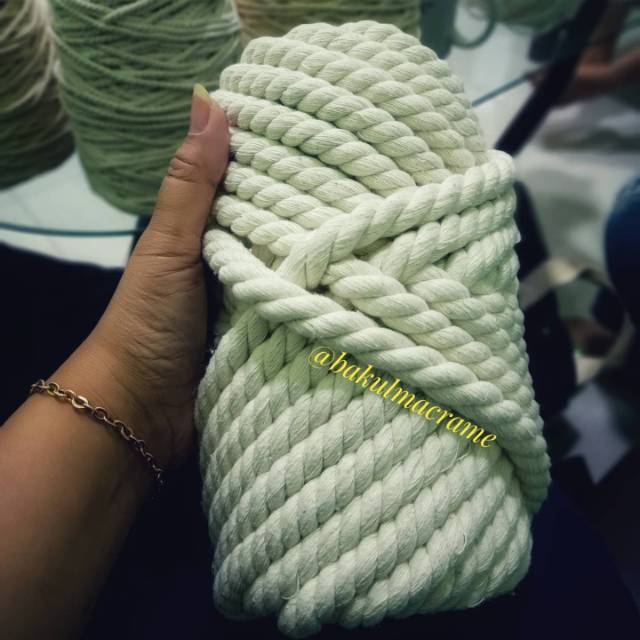 Jual Benang Macrame 1kg Natural Besar 12mm | Shopee Indonesia