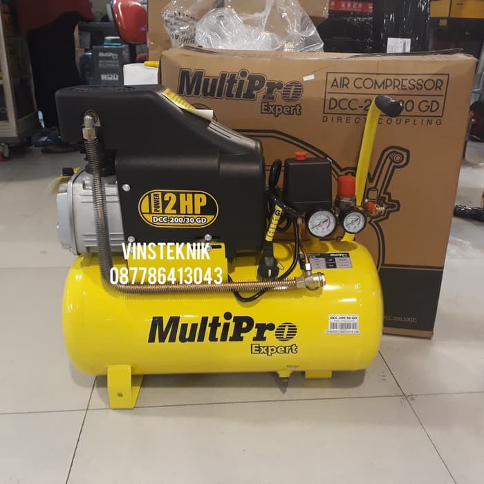 Jual Kuy Beli !! Mesin Kompresor Angin listrik DCC200-30HS Multipro DCC ...