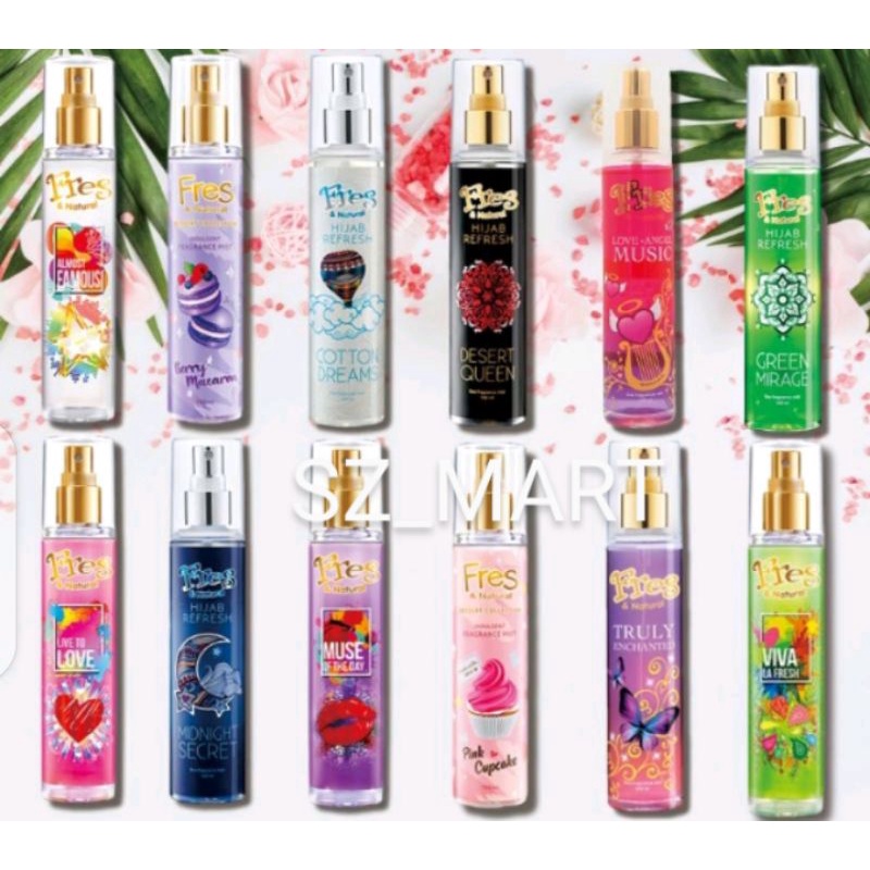 Jual Fresh And Natural Spray 100ml Parfum Hijab | Cologne Spray ...