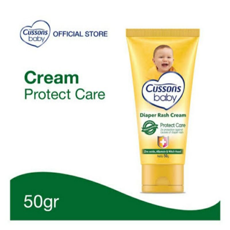 Jual CUSSONS DIAPER RASH CREAM 50GR PROTECT CARE | Shopee Indonesia