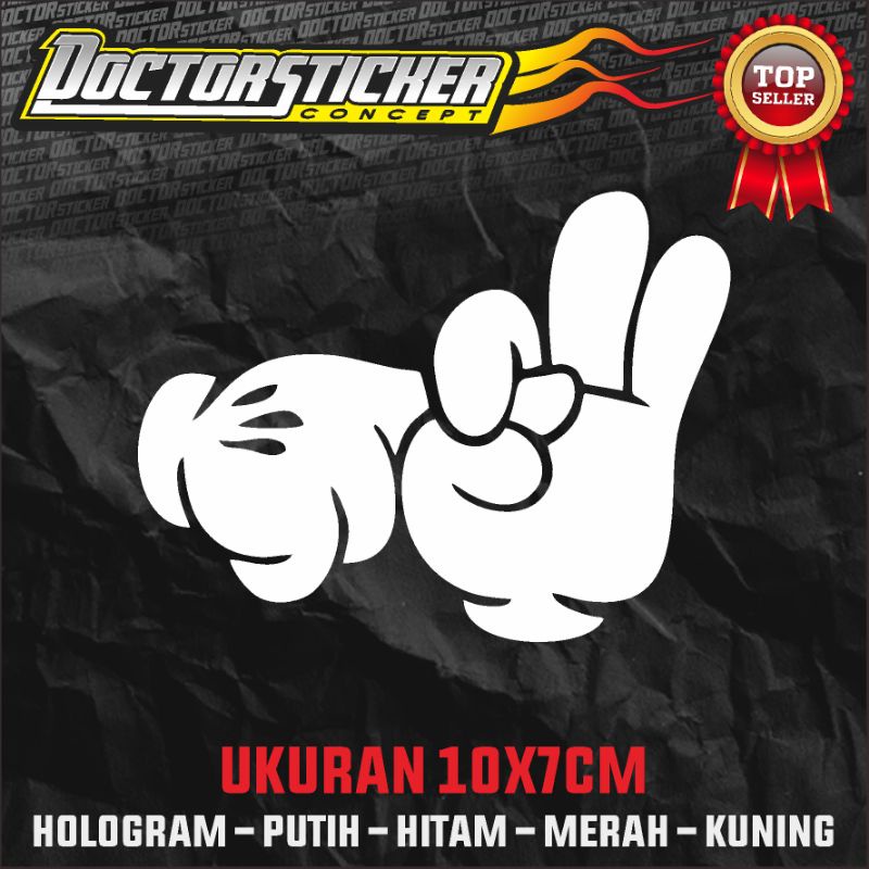 Jual Stiker cutting tangan Viral keren | Shopee Indonesia