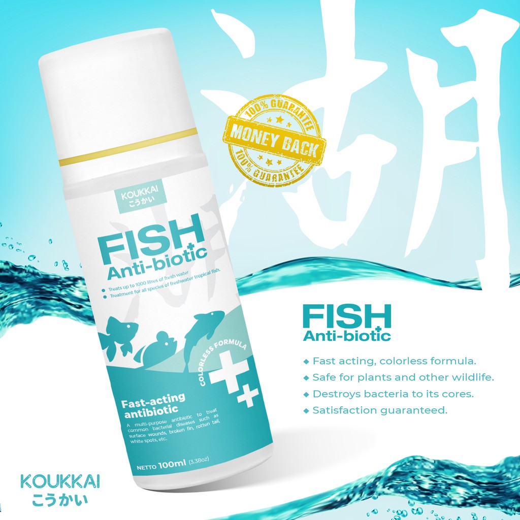 Jual Obat Antibiotik Ikan Hias Koukkai / Fish Antibiotic Koukkai Fast ...