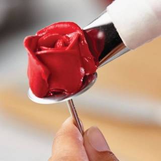 Jual Set paku dan gunting mawar alat dekorasi kue nail flower butter ...