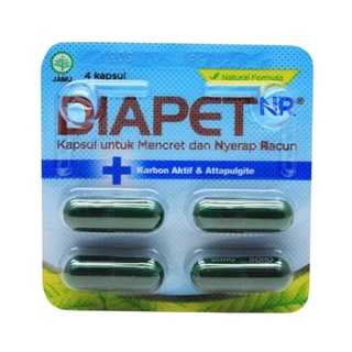Jual Diapet NR 1 strip isi 4 tablet - obat diare | Shopee Indonesia