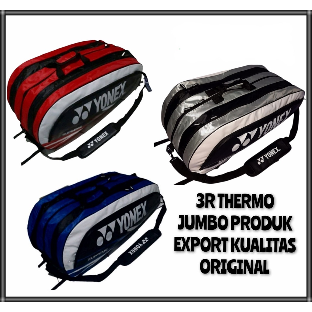 Jual Tas Raket Badminton 3R Thermo Kualitas Original Indonesia|Shopee ...