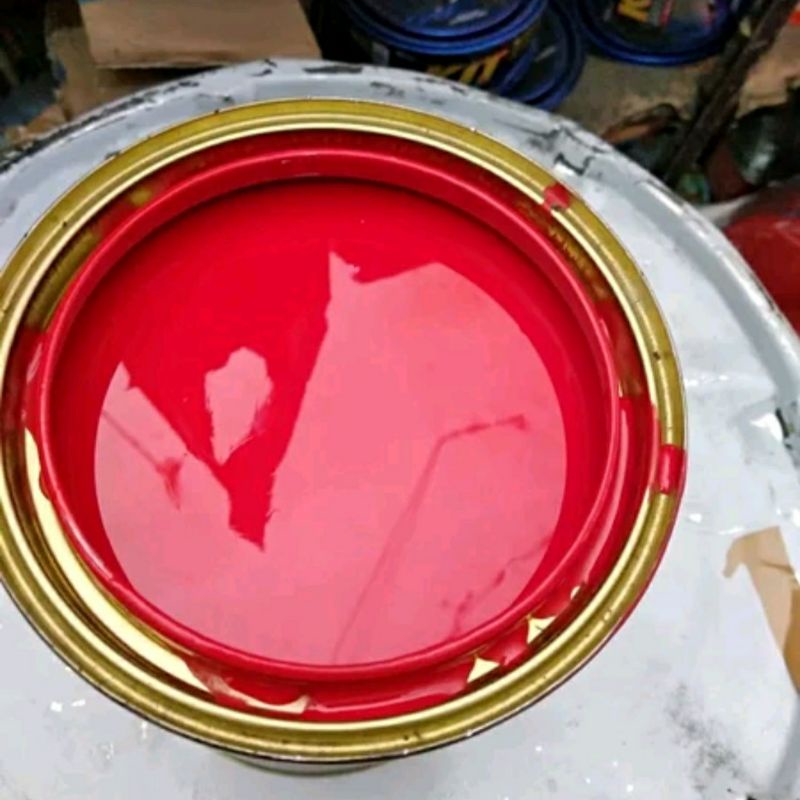 Jual Cat PU Polyurethane Bright Red eceran 250ml | Shopee Indonesia