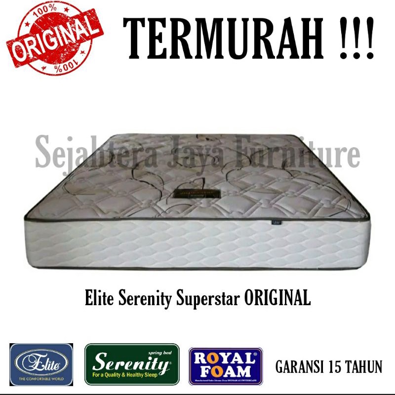 Jual Promo Springbed Elite Serenity Superstar 120x200 Kasur Saja