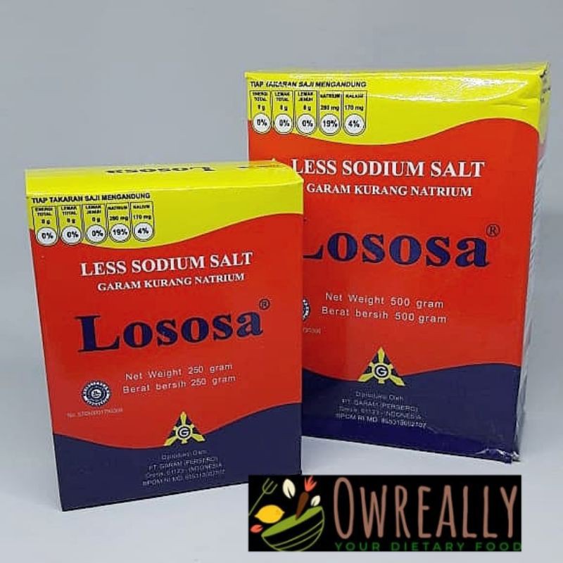 Jual garam lososa garam diet rendah natrium 250gram | Shopee Indonesia