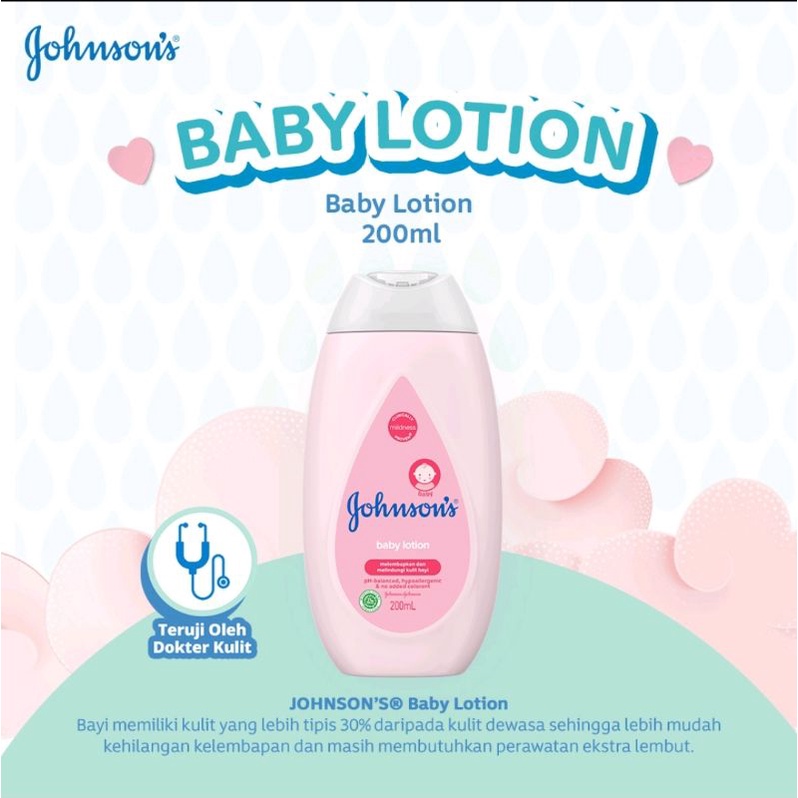 Jual Johnson's Baby Lotion (200 ml) | Shopee Indonesia