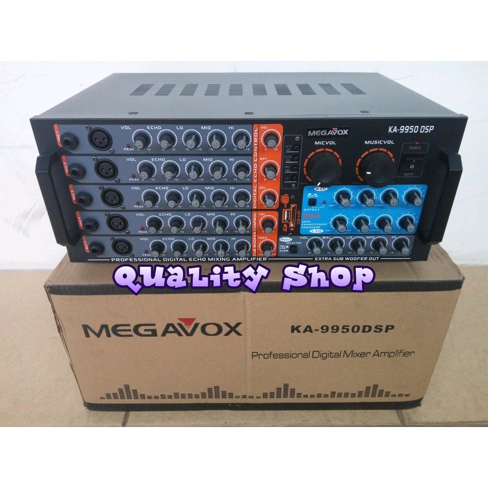 Power mixer megavox speaker