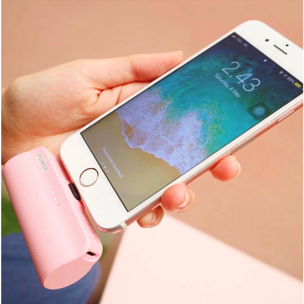 Jual Mini Powerbank Wireless 3000mAh (for apple) | Shopee Indonesia