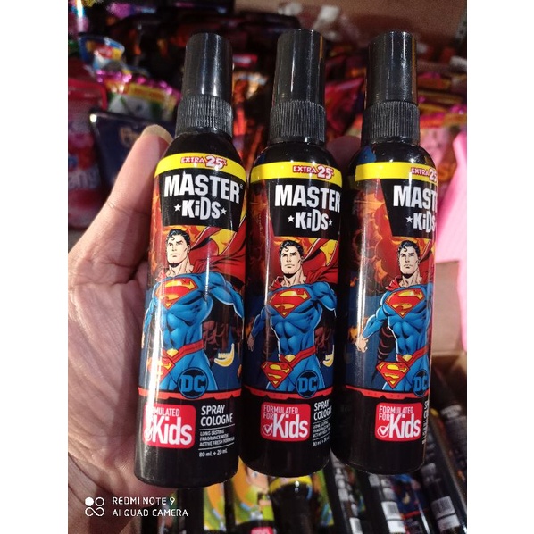 Jual Master Kids Spray Cologne Superman Botol 100ml | Shopee Indonesia