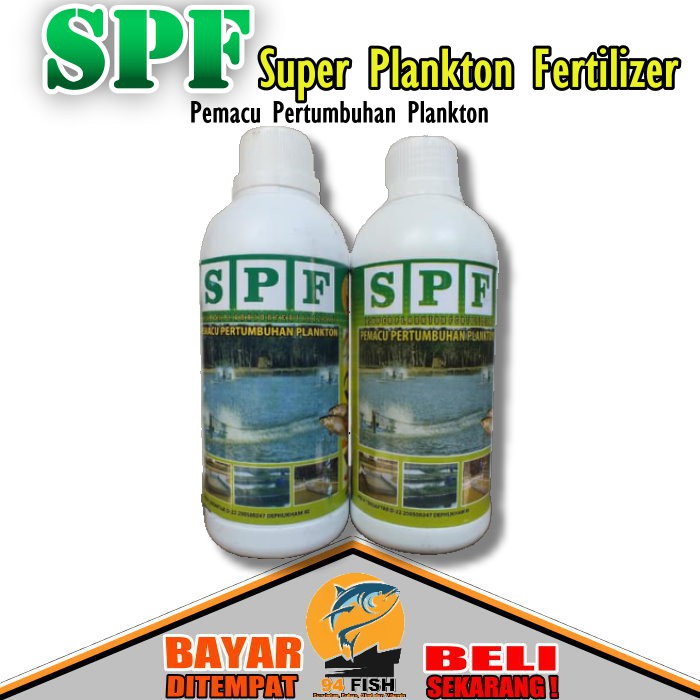 Jual SPF SUPER PLANKTON FERTILIZER PEMACU PERTUMBUHAN PLANKTON 500ML ...