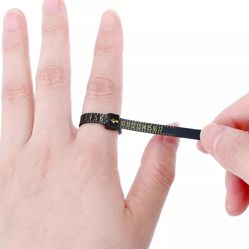 Jual alat ukur ukuran jari untuk cincin ring measurements tool abs ...