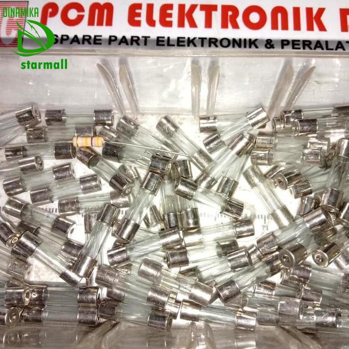 Jual Fuse Kaca 1A 1 A 250Va 20Mm X 5Mm Glass Fuse Pcmelebik54 Segera ...