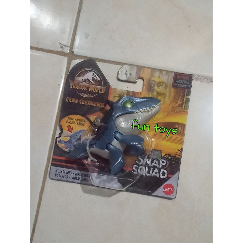 Jual Snap Squad Jurassic World mosasaurus wave 6 mattel | Shopee Indonesia