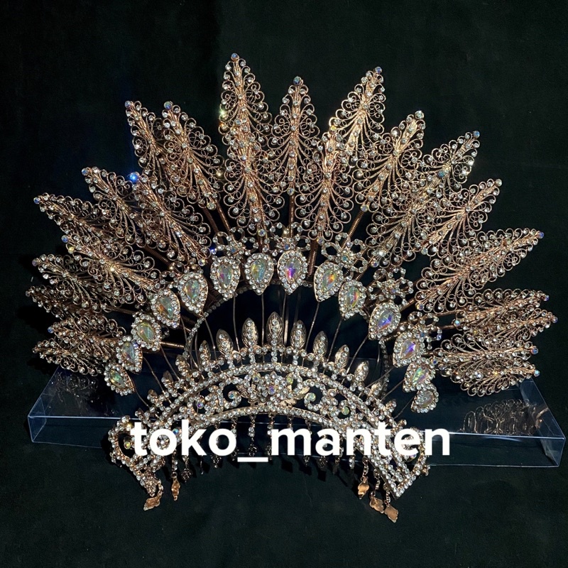 Jual SUNTING MINANG TRAP ROSEGOLD / BANDO PENGANTIN ROSEGOLD / BANDO ...
