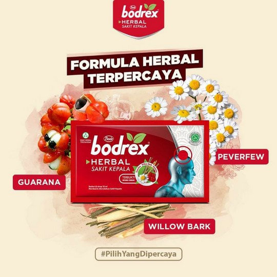 Jual ⭐BAGUS⭐ BODREX HERBAL SAKIT KEPALA | Obat Sirup Migrain Dewasa ...