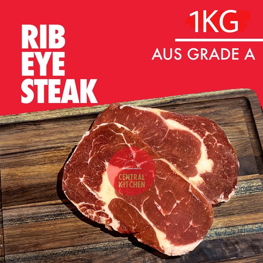 Jual Daging Sapi Impor Aus Ribeye Cube Roll Beef Steak Grade A 1kg