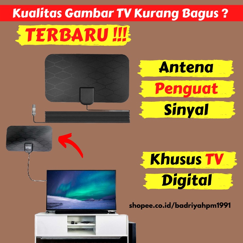Jual Antena Tv Digital Indoor Super Jernih Stb Anten Tv Digital Indor ...