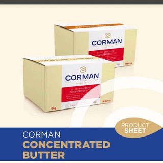Jual CORMAN Concentrated Extra Butter Sheet 99.9%Fat 2 kg | Shopee ...