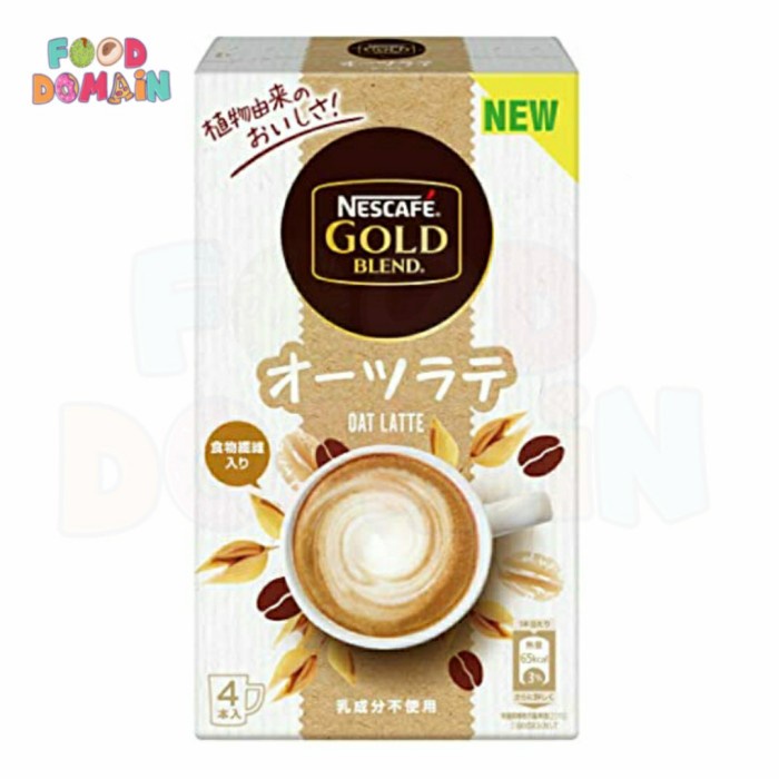 Jual Nescafe Gold Blend Oat Latte Instant Coffee 4p 60gr Indonesia ...