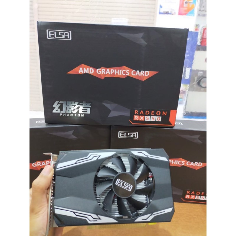 Jual VGA CARD ELSA AMD RADEON RX 550 4GB PHANTOM SERIES | Shopee Indonesia