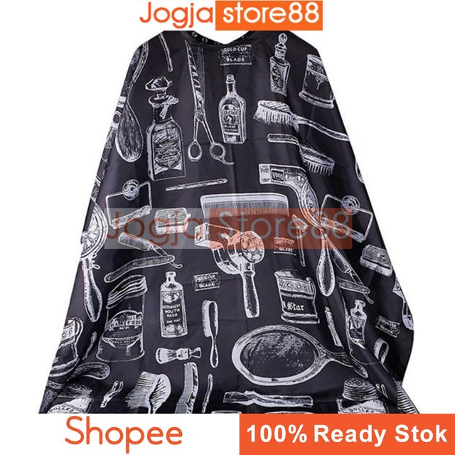 Jual Kain Kep Cape Potong Rambut Barbershop | Bahan Nilon Lembut ...