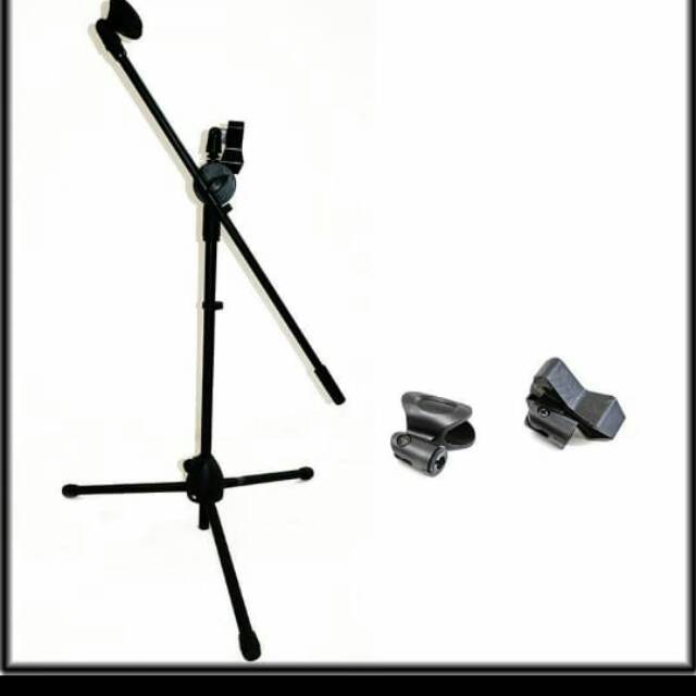Jual Stand mic lantai merk Deluxe stand mic berdiri tempat microphone ...