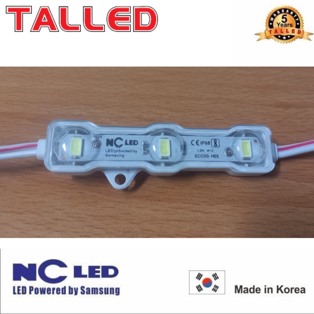 Jual [ISI 50PCS] Lampu NCLED SAMSUNG LED Modul Strip 3 Mata 5630 CLR 1 ...
